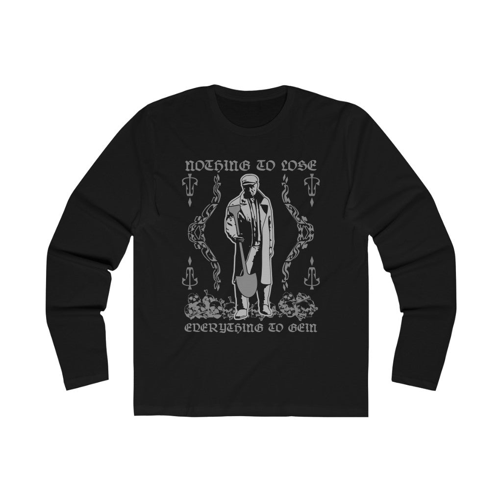 Ed Gein - Men's Long Sleeve Crew Tee – Left Hand Craft
