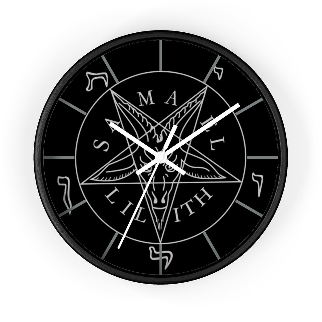 Sigil of Baphomet Wall clock – Left Hand Craft