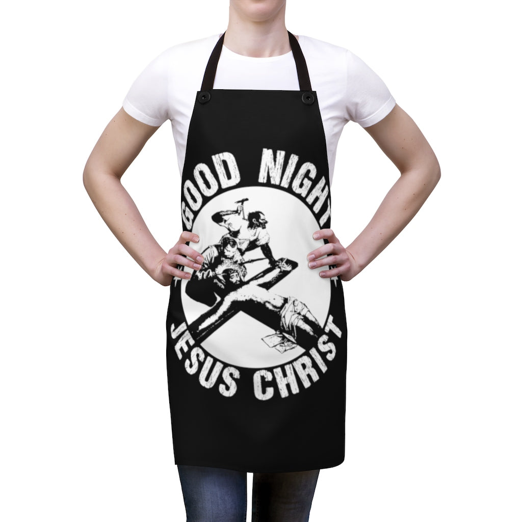 Good Night Jesus Christ Apron – Left Hand Craft